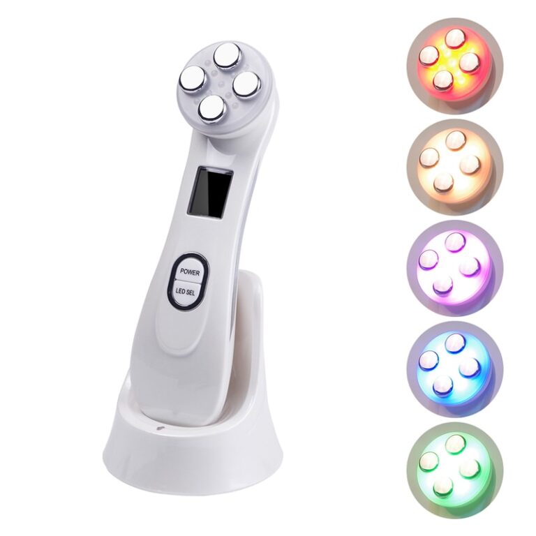 RF EMS LED Beauty Device Multi Function Skincare Tools Facial Lifting ...