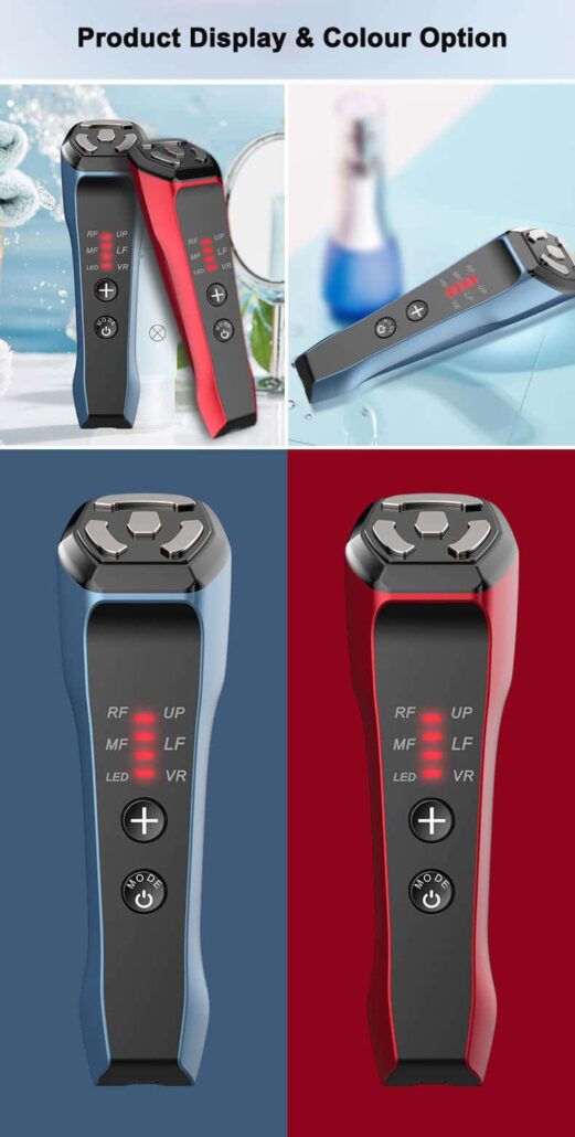 Home Use RF Beauty Instrument EMS Facial Renewal and Rejuvenation ...